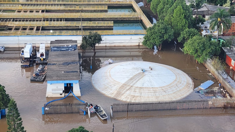 Estação que abastece Esteio e Sapucaia do Sul volta a funcionar - CORSAN
